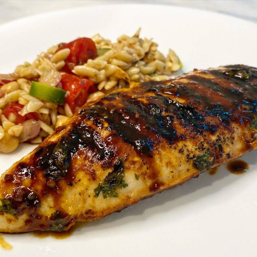 Grilled Chicken In A Honey Soy Marinade