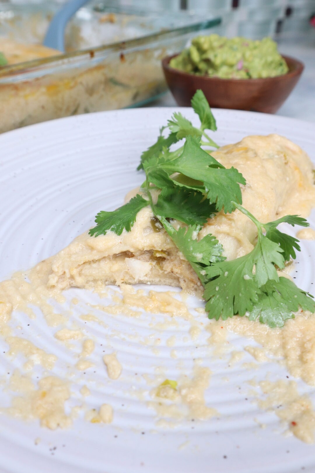 Skinny Chicken Enchiladas