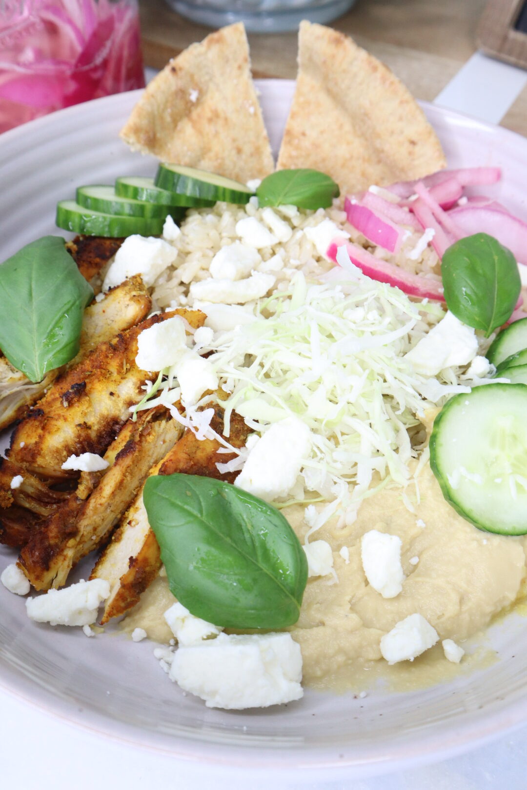 Greek Chicken Meatballs W/ Veggies & Orzo - Cooking Katie Lady