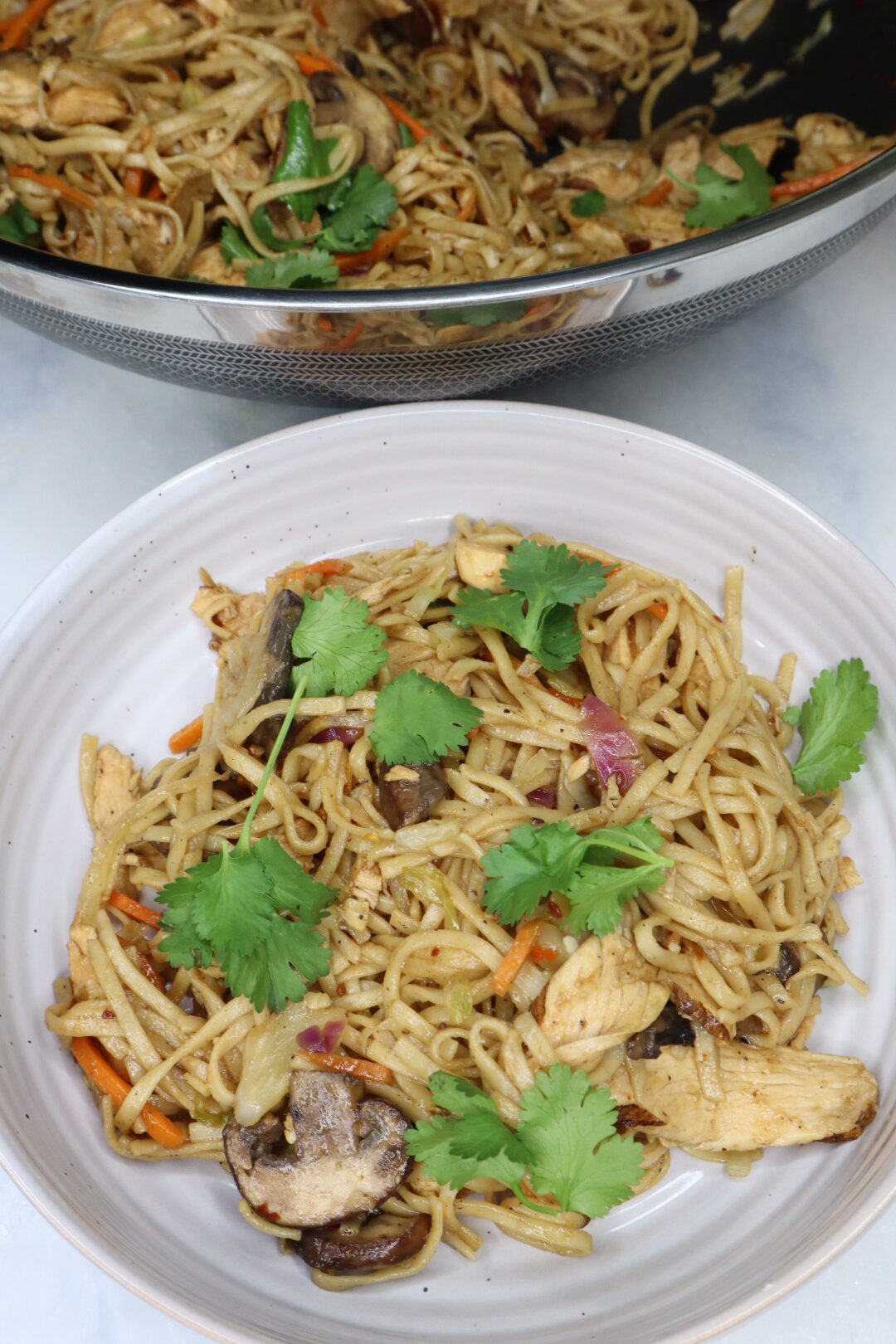 Chicken Yaki Udon - Cooking Katie Lady