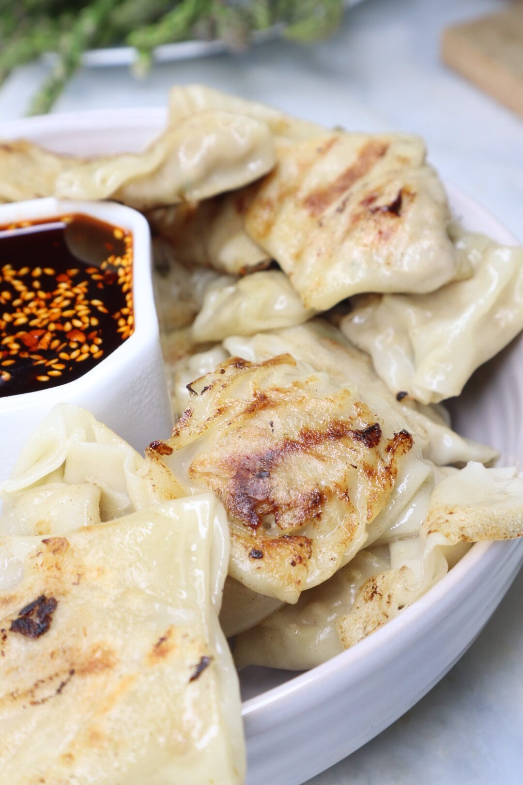 The BEST Asian Chicken Wontons