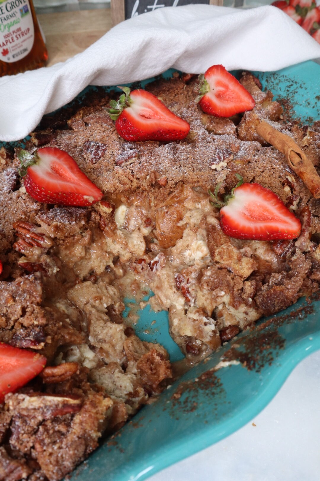 Cinnamon Toast Crunch Baked Protein French Toast