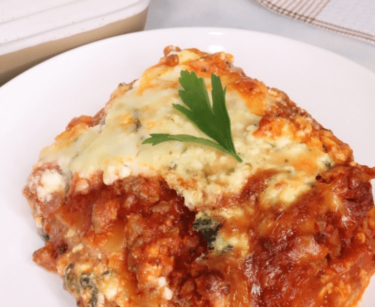 Cottage Cheese Lasagna (Gluten Free, High Protein)