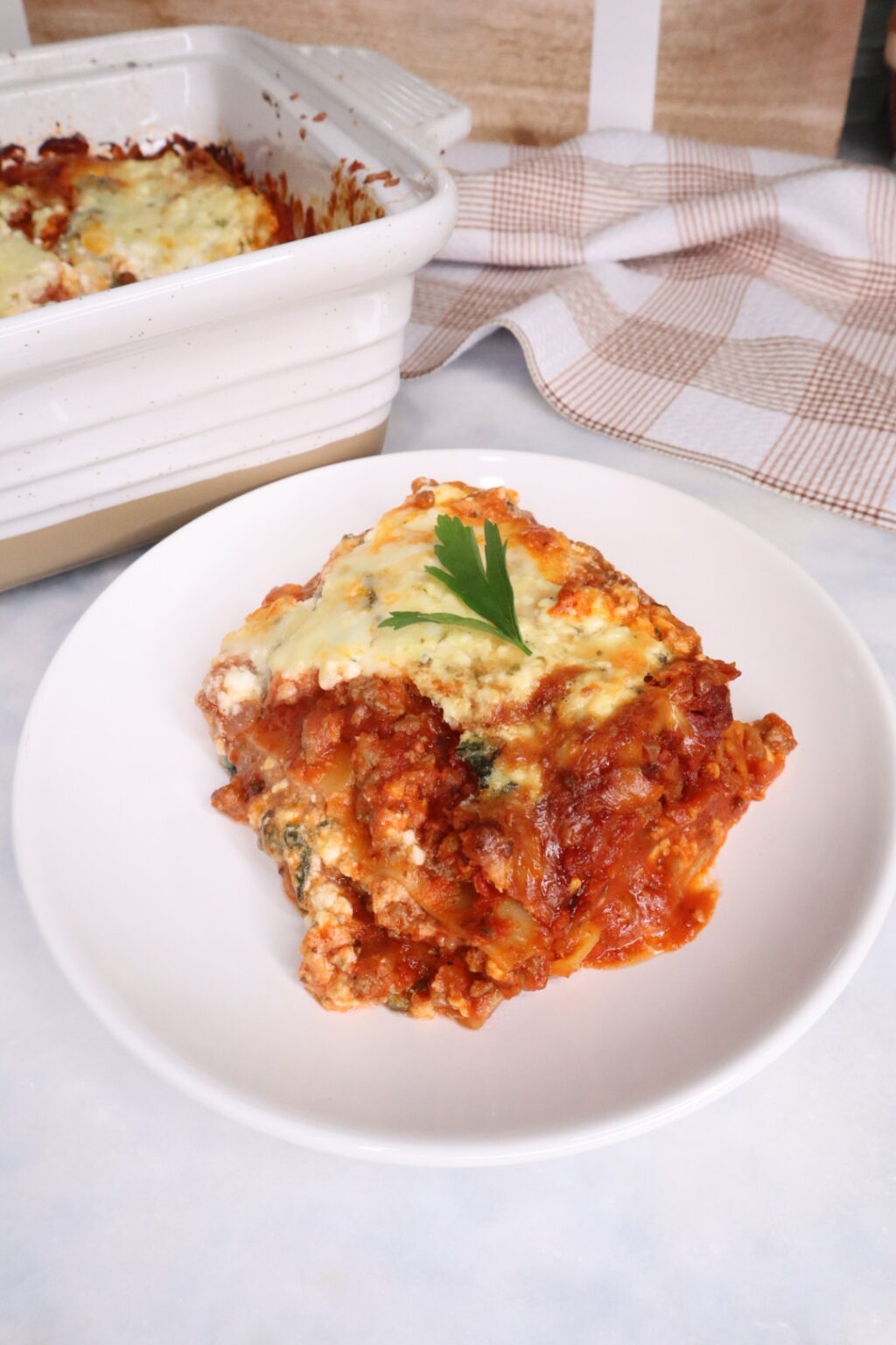 Cottage Cheese Lasagna (Gluten Free, High Protein)