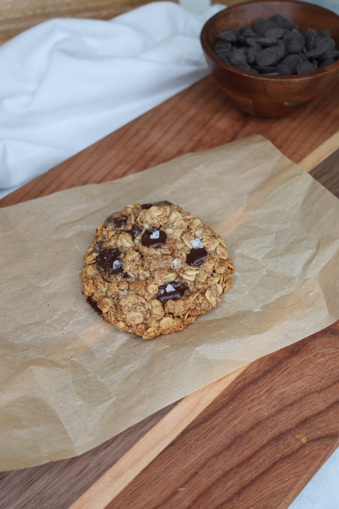 Single Serving Oatmeal Chocolate Chip Cookie